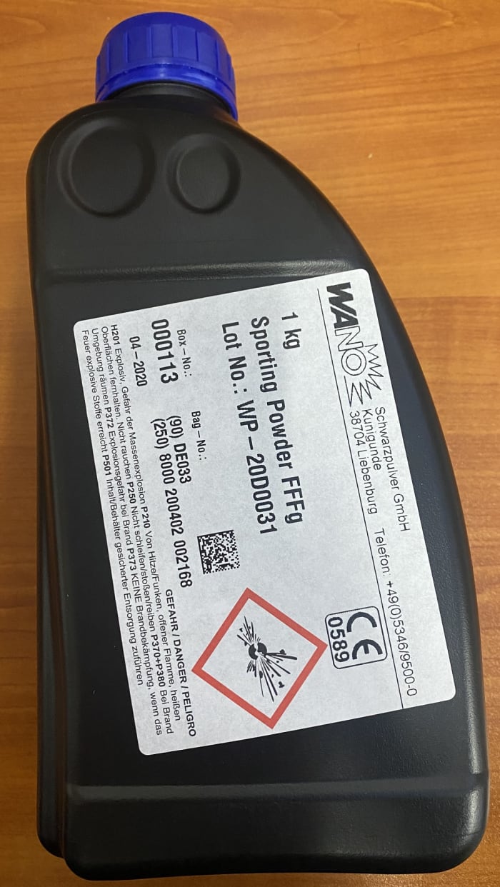 Wano Sporting Black Powder FFFg (1Kg)