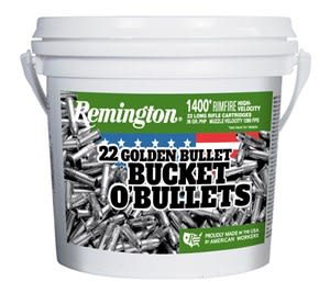 REMINGTON 22 Golden Bullets BUCKET OF BULLETS (1400)