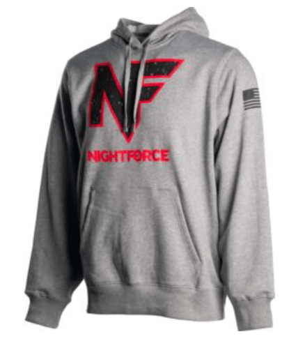 Nightforce Grey & Red Men's Hoody
