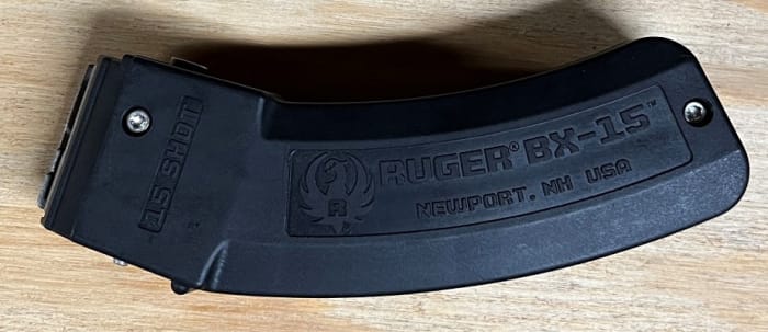 Ruger BX-15 15 Round 22lr 1/2