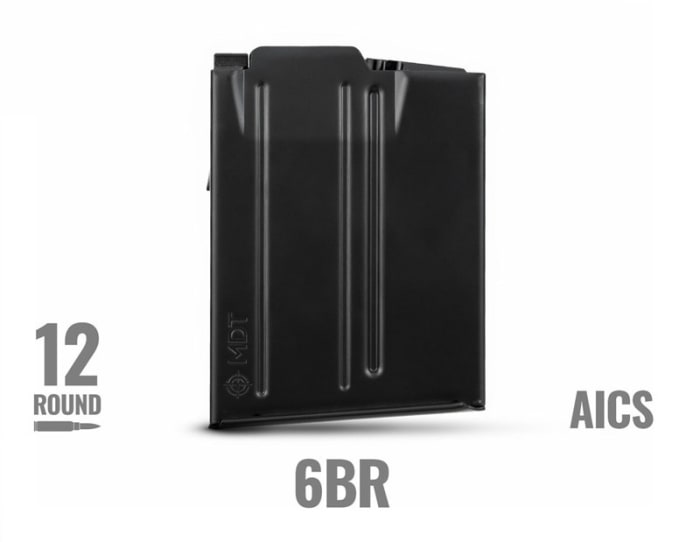 MDT 6BR METAL MAGAZINE 12 ROUND AICS PATTERN