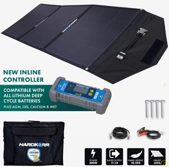 HEAVY DUTY PORTABLE SOLAR MAT WITH 15A SMART SOLAR REGULATOR