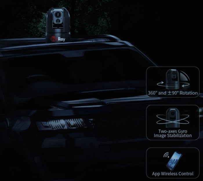 Infiray M6 PTZ vehicle mount thermal camera