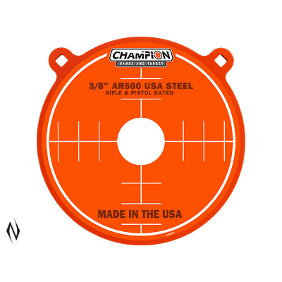 Champion AR500 Centerfire Rifle Steel Target 3/8" Gong