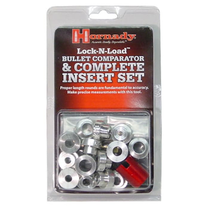 HORNADY COMPARATOR SET BODY & 14 INSERT SET