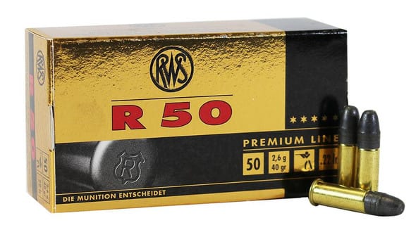 2134187 RWS 22LR R50 40gr LRN