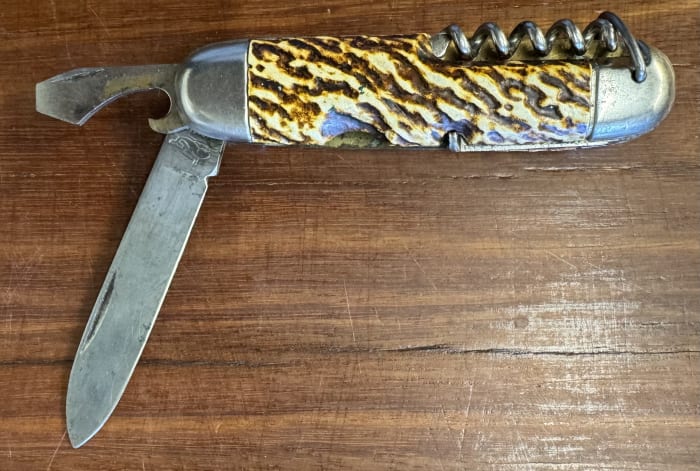 Vintage Collectable German Richartz Multi Tool Pocket Knife