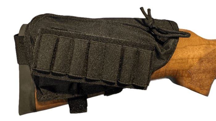 Copperhead Armoury Buttstock Rifle shell holder with pocket