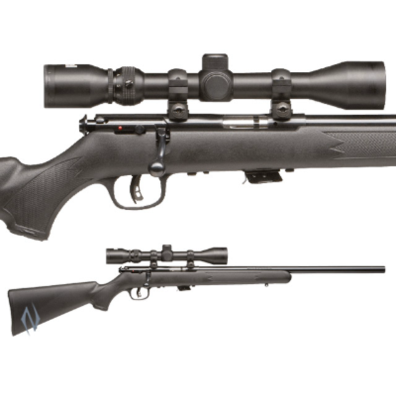 Savage MK II 22LR FV Blued Synthetic Varmint Package