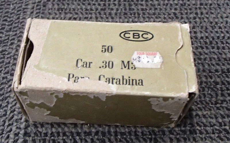 CBC 30 M3 Carbine Factory Ammunition